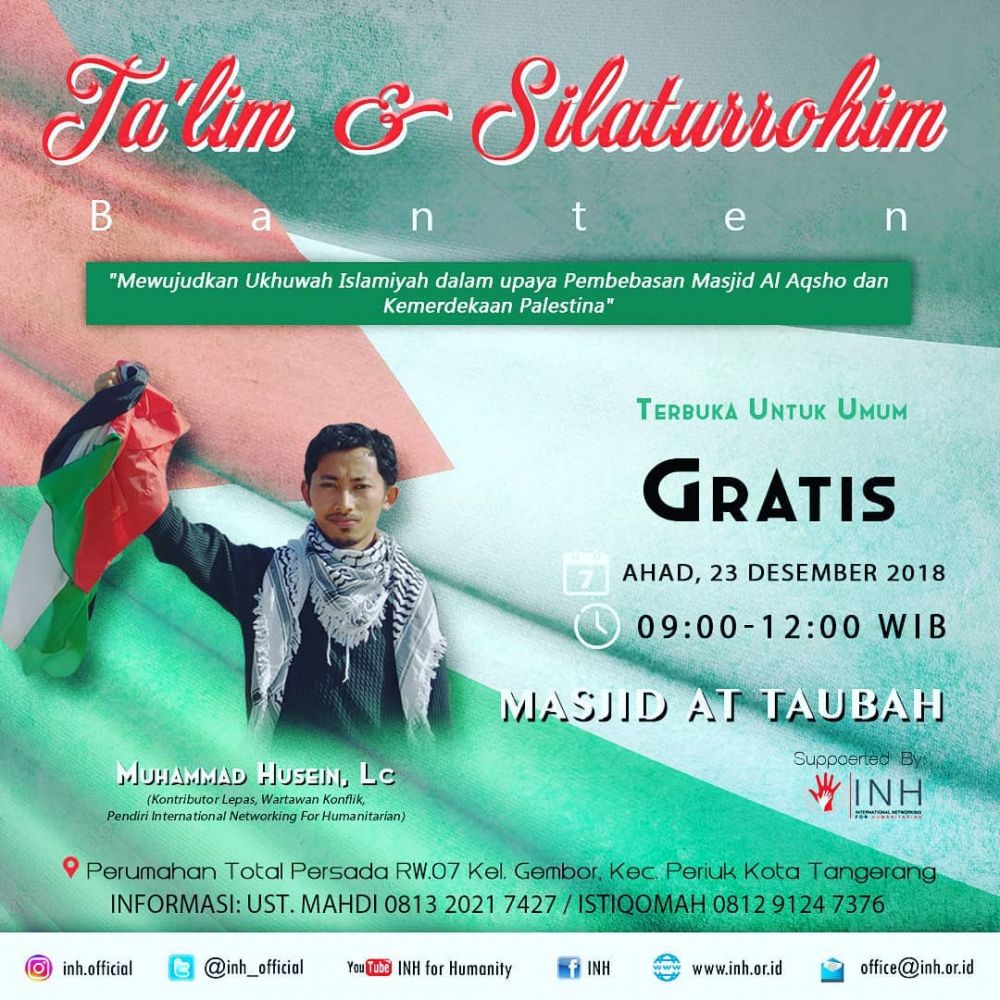 Ingin Tahu Realita di Palestina? Yuk, Kenalan dengan Muhammad Husein