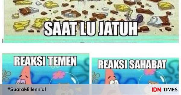 10 Meme Lucu SpongeBob Ini Bikin Ketawa Sambil Tepuk Jidat