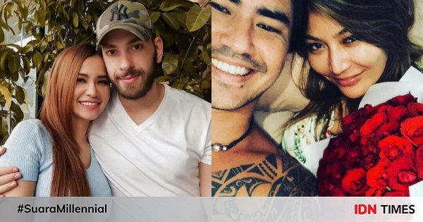 11 Potret Artis Indonesia yang Pacaran dengan Cowok Bule, Mesra Abis!