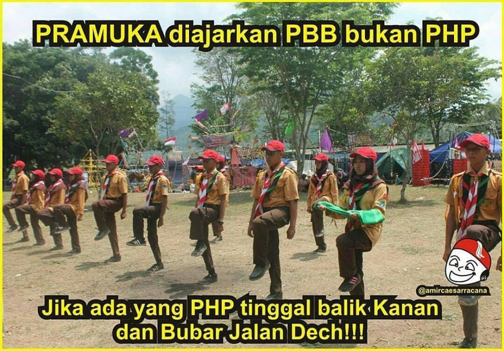 Memes Tentang Anak Pramuka
