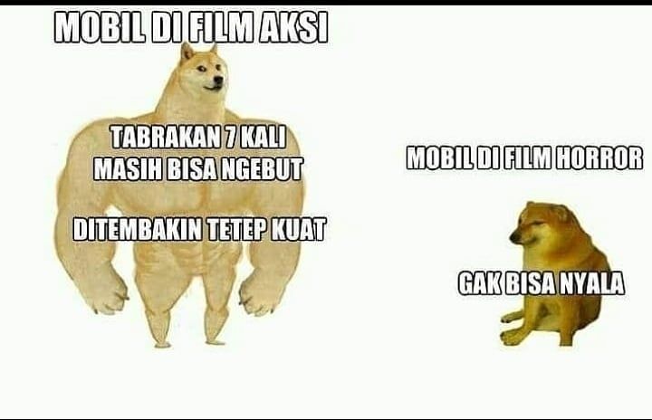 10 Meme Kuat versus Lemah Ini Bikin Elus Dada