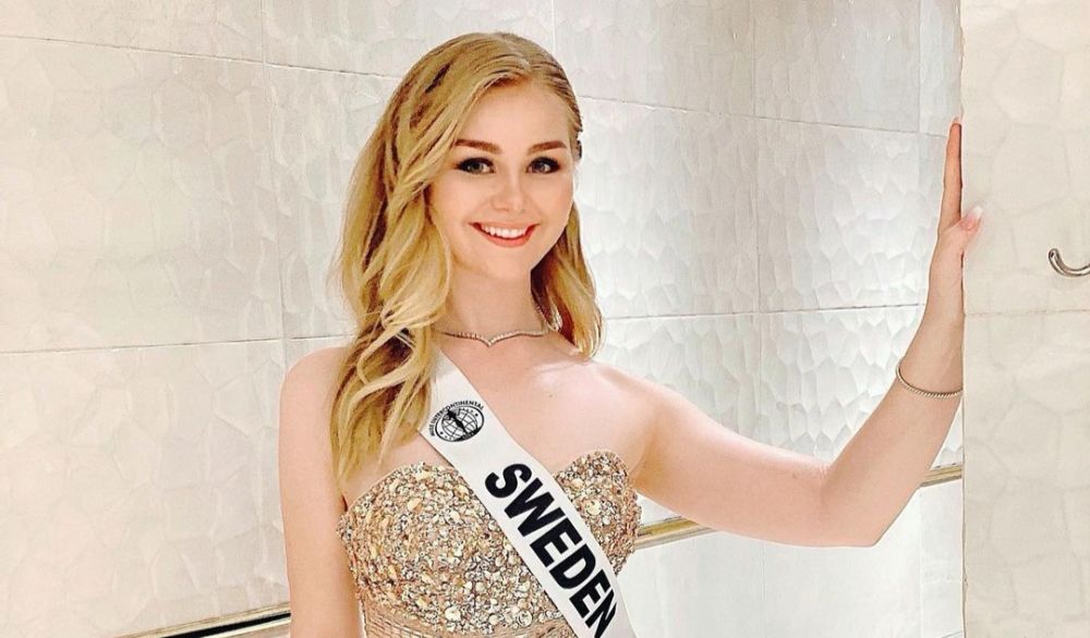 9 Pesona Josefin Strand Miss Intercontinental Swedia 2021