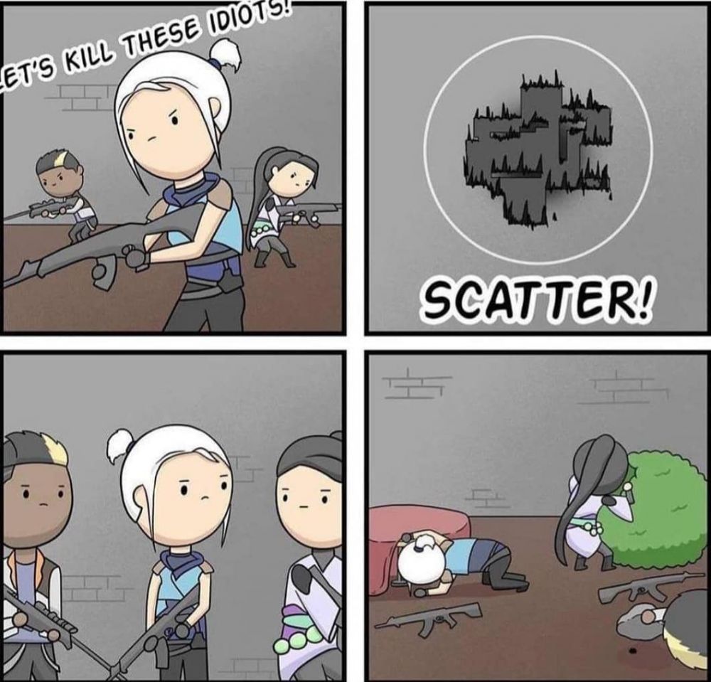 10 Meme Kocak Game PC Valorant, Random Pol Tingkahnya!
