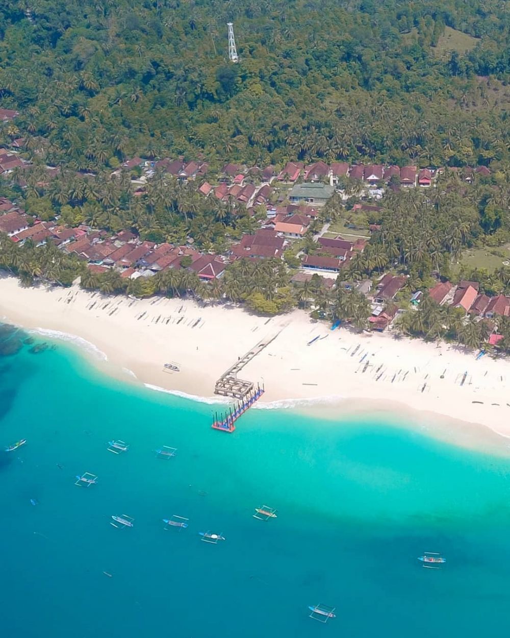 Potret Pulau Pisang di Lampung