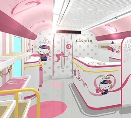 9 Potret Kereta Cepat Hello Kitty Shinkansen, Gemas Banget!