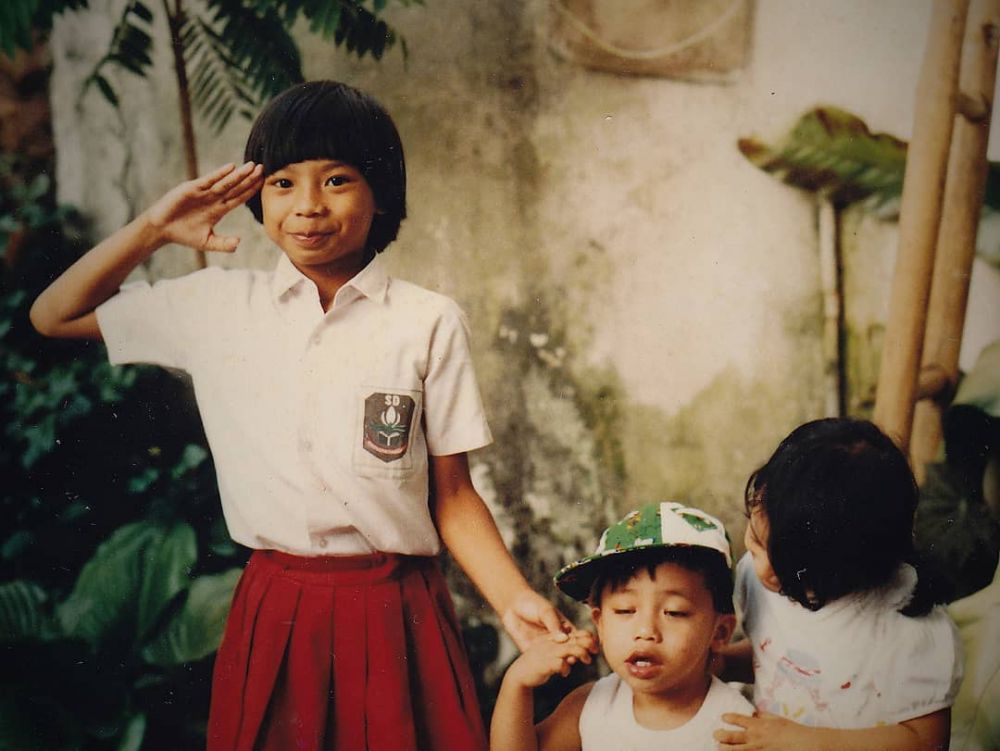 10 Potret Masa Kecil Shareefa Daanish