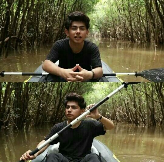 9 Momen Andrew Kalaweit Uji Nyali di Danau Buaya