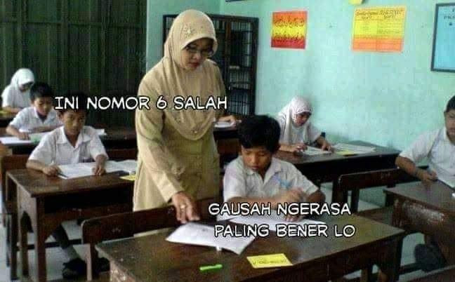 9 Meme Lucu Obrolan Guru dan Murid, Suka Ngadi-ngadi, nih!