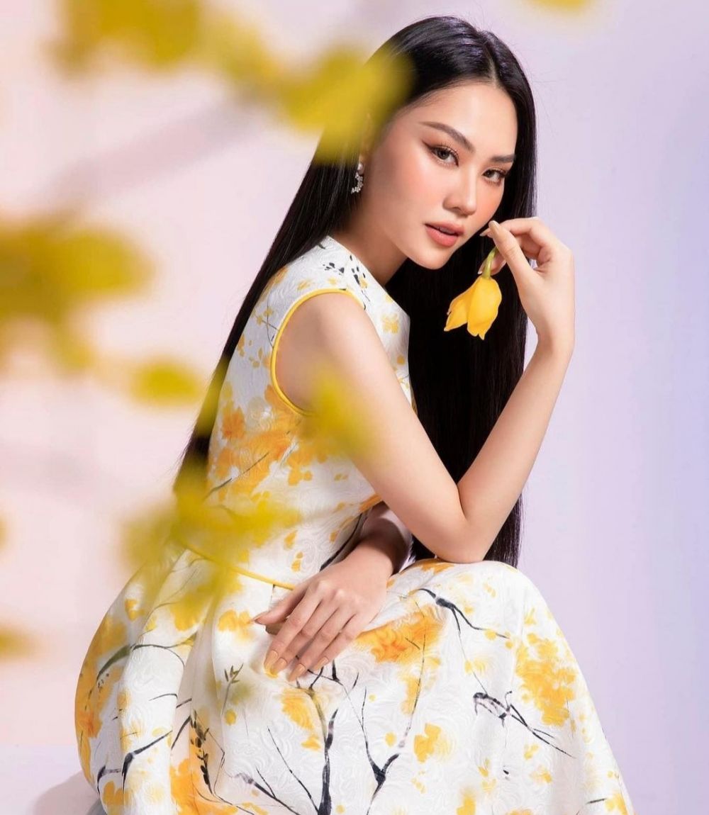 9 Potret Huynh Nguyen Mai Phuong Miss World Vietnam 2022