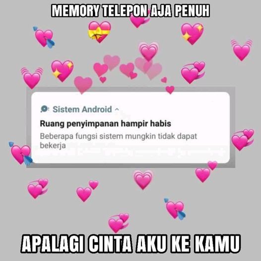 10 Meme Memori Penyimpanan HP Penuh Ini Relate Abis