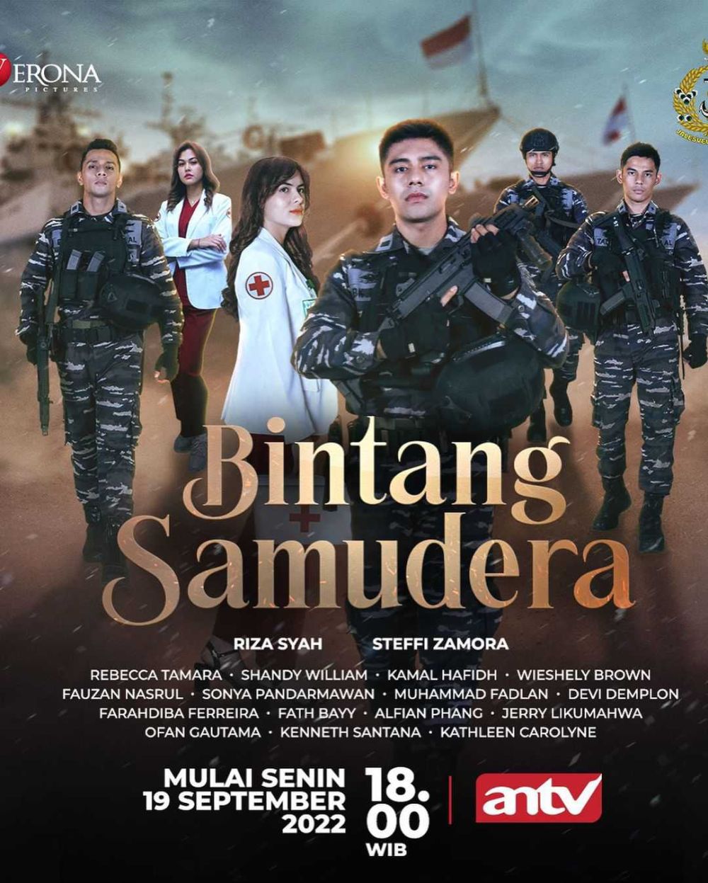 Shandy William Pakai Seragam TNI-AL Main di Bintang Samudera