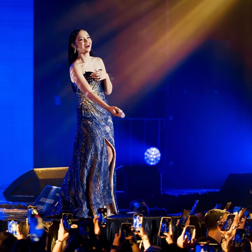 9 Potret Lyodra Ginting saat Manggung, Selalu Memukau!