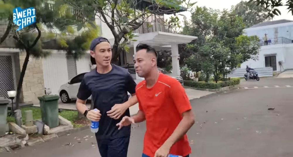 Raffi Ahmad Olahraga Bareng Daniel Mananta