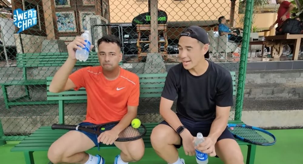 Raffi Ahmad Olahraga Bareng Daniel Mananta