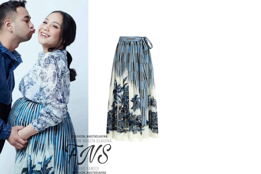 10 Harga Rok Panjang Nagita Slavina Ini Bikin Ketar-Ketir