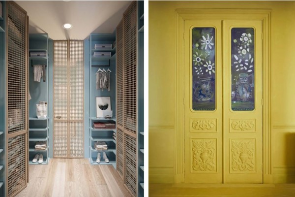 7 Ide Desain Pintu Lemari Walk-In-Closet di Kamar