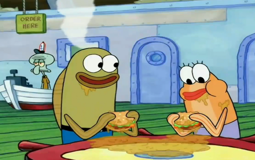 5 Menu Ciptaan SpongeBob yang Bikin Krabby Patty Terancam