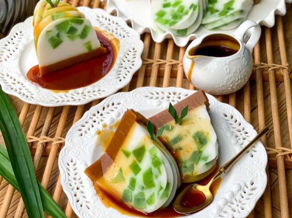 Resep Puding Pandan Gula Merah, Begini Cara Bikinnya!