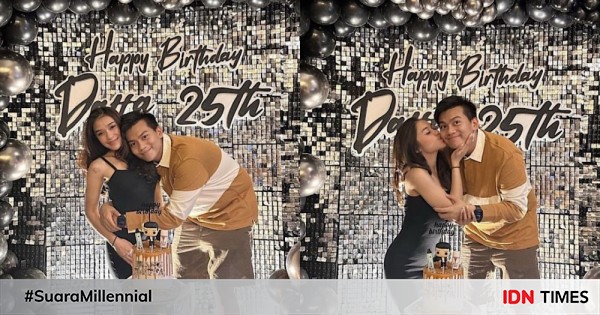9 Potret Kejutan Ultah ke-25 Daffa Leonard Pacar Lula Lahfah