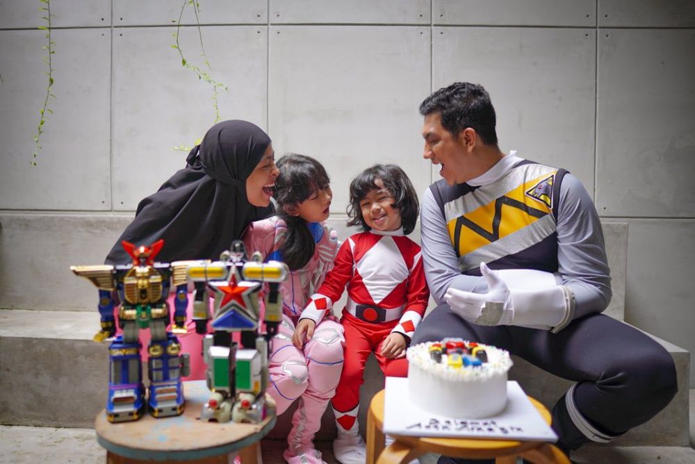 Potret Ultah Ke-3 Arka, Anak Tantri Kotak