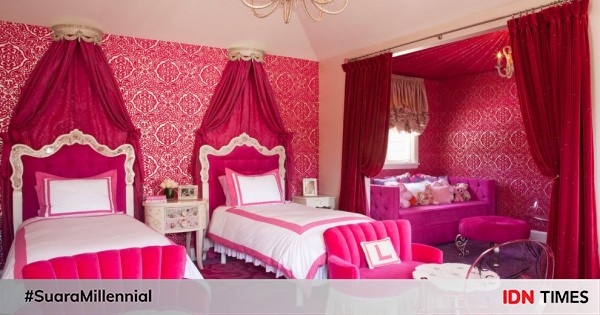 9 Inspirasi Kamar Tidur Bertema Barbie, Cerah dan Ceria
