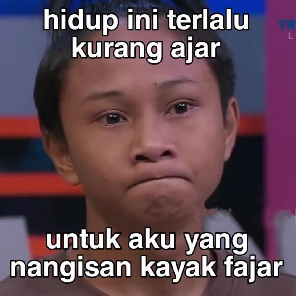 Meme Pantun Meratapi Hidup