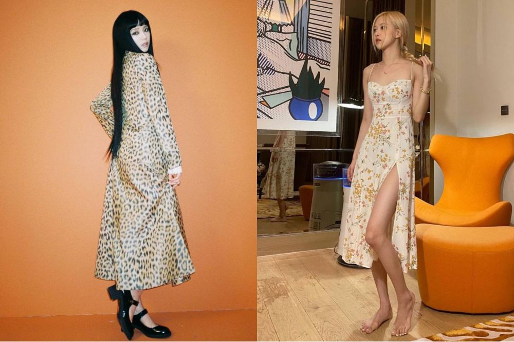 9 Adu Gaya Dress Jisoo vs. Rose BLACKPINK, Elegan dan Mewah!