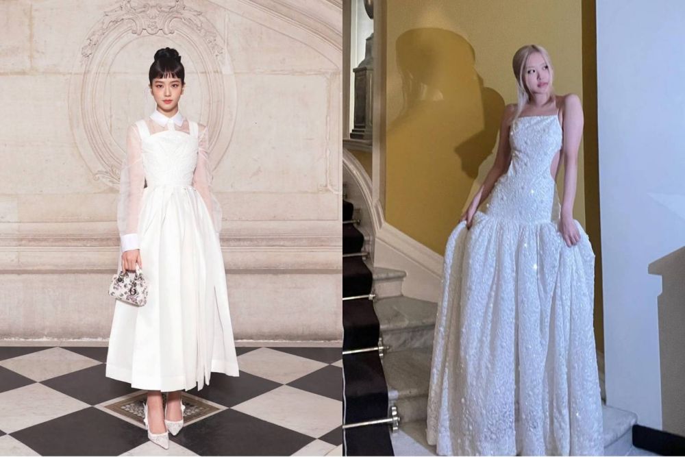 9 Adu Gaya Dress Jisoo vs. Rose BLACKPINK, Elegan dan Mewah!