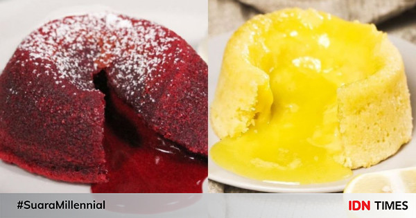 5 Resep Lava Cake Beragam Rasa, Warnanya Bikin Ngiler!