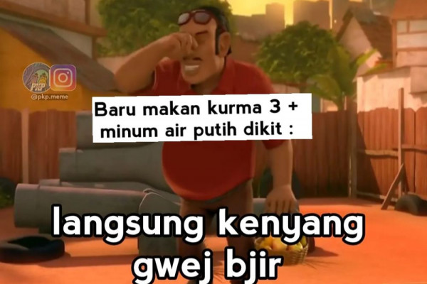 9 Meme Buka Puasa, Tim Gorengan atau Langsung Makan Banyak?