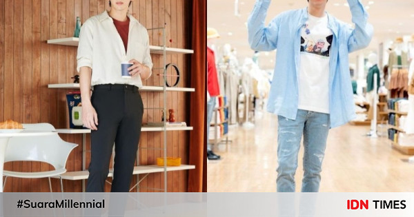 9 Inspirasi Padu Padan Outfit dengan Kemeja Aktor Up Poompat