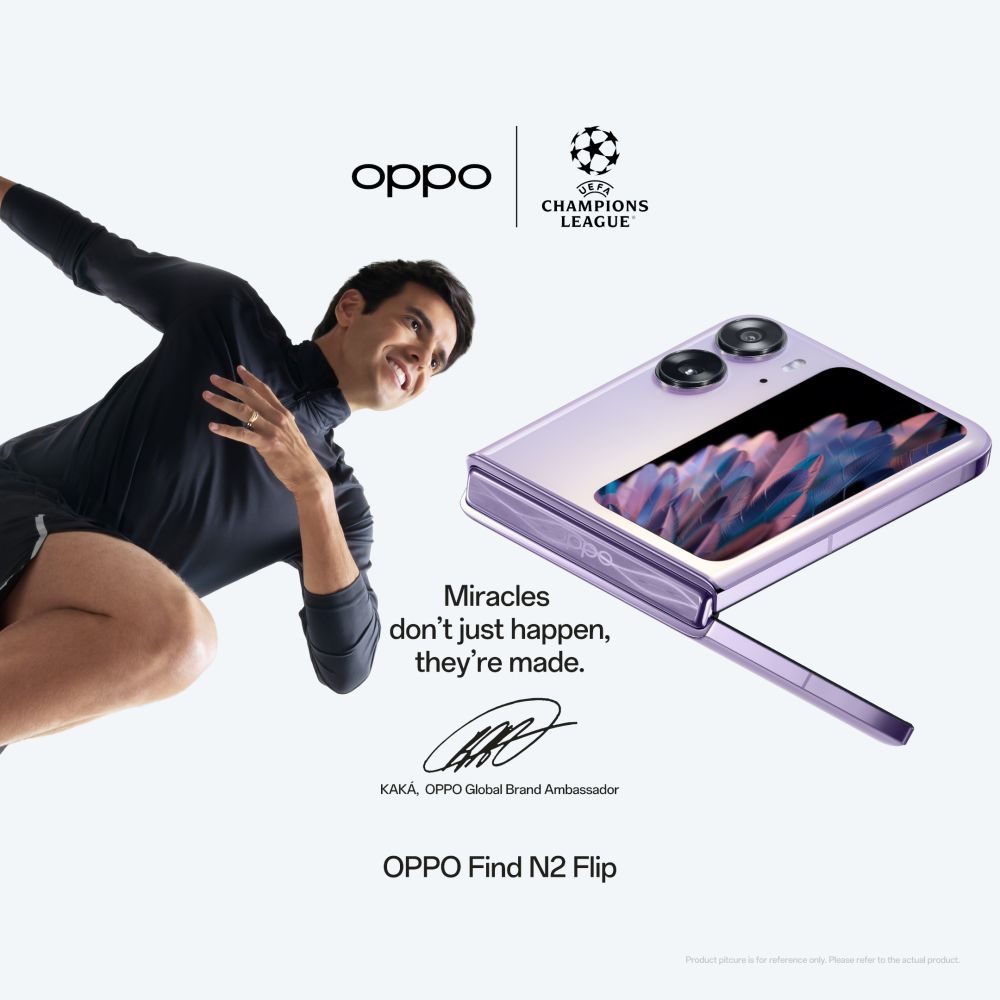 Oppo Pilih Kaka Jadi Brand Ambassador Liga Champions 2023