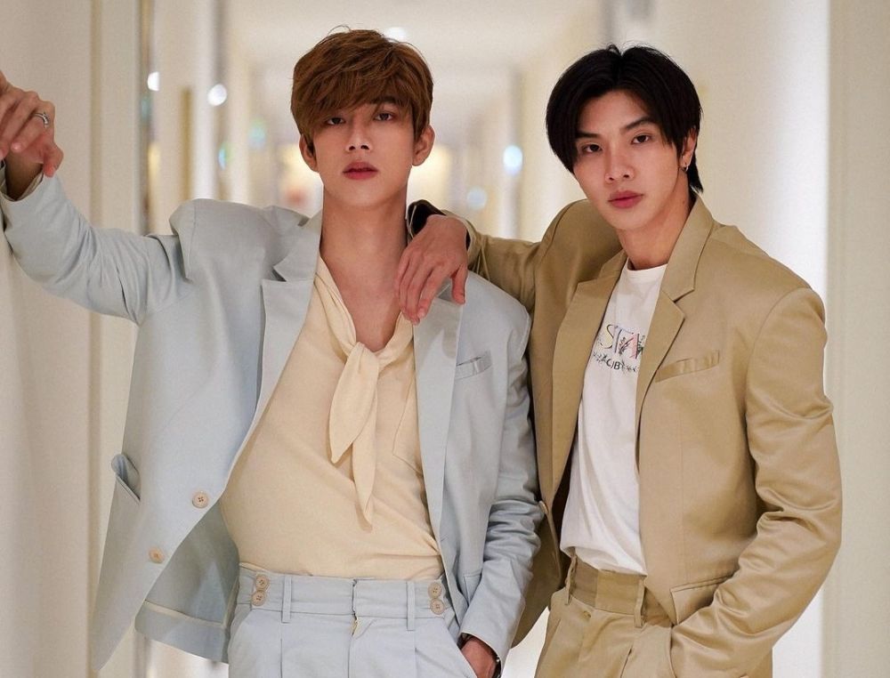 7 Potret Bromance Frank Thanatsaran dan Lee Long Shi