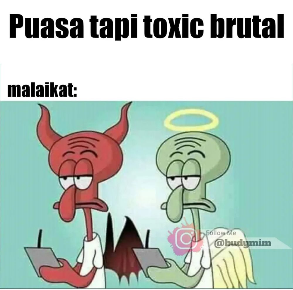 Meme Bingung Catat Kebaikan atau Keburukan