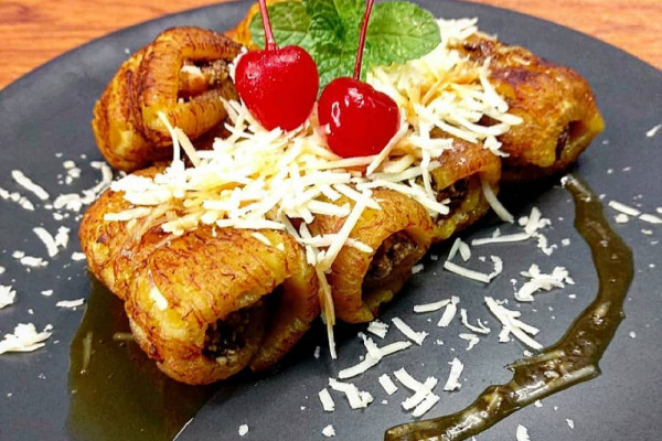 Resep Pisang Gulung Coklat Keju, Dessert Kekinian yang Legit