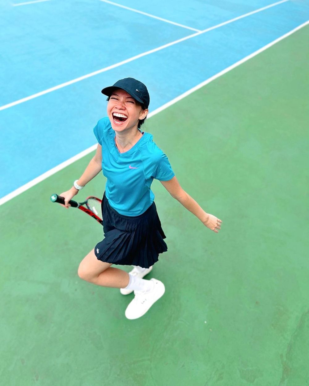Ide Foto di Lapangan Tenis ala Artis, Sehat dan Aestetik!