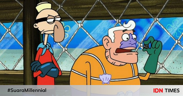 5 Karakter Manusia yang Pernah Muncul di Kartun SpongeBob