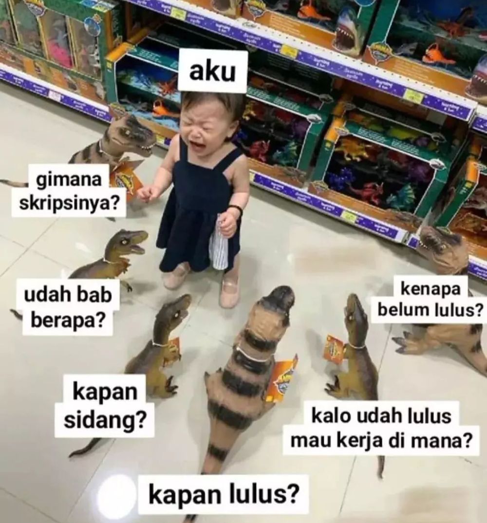7 Meme Dikeroyok Masalah yang Bikin Nangis, Kudu Kuat Mental