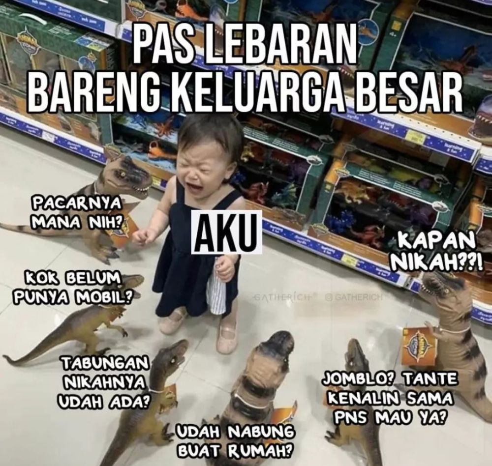 7 Meme Dikeroyok Masalah yang Bikin Nangis, Kudu Kuat Mental