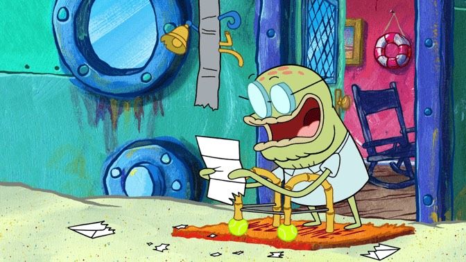 6 Karakter Kartun SpongeBob yang Tinggal di Panti Jompo