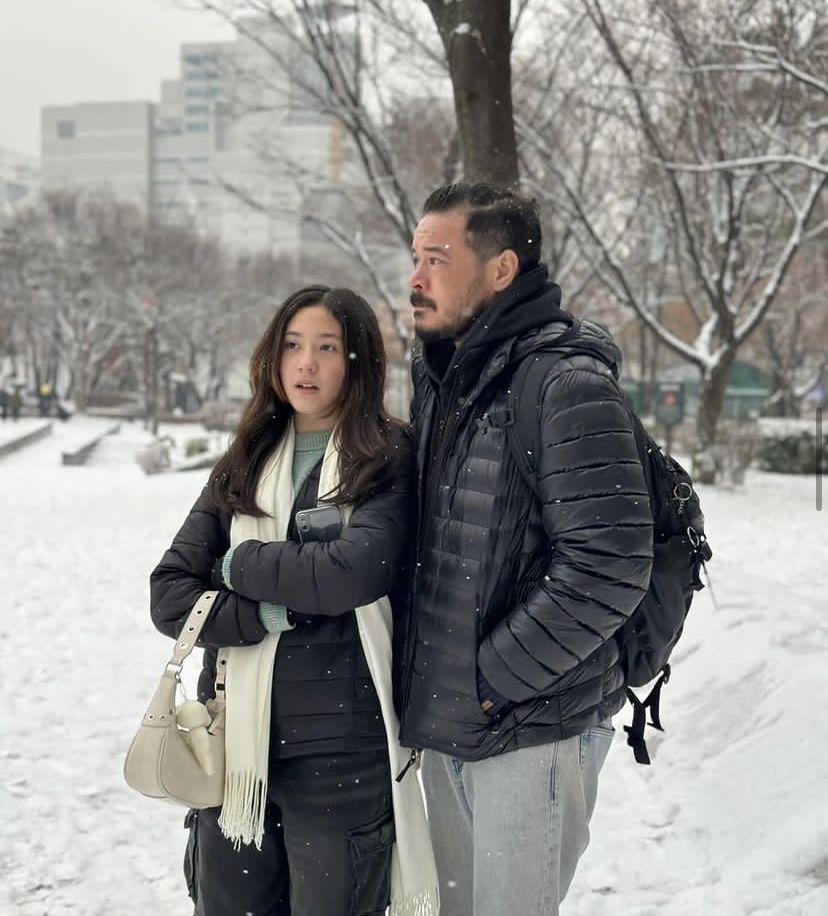 Potret Nafa Urbach dan Zack Lee Temani Anak Liburan ke Korea