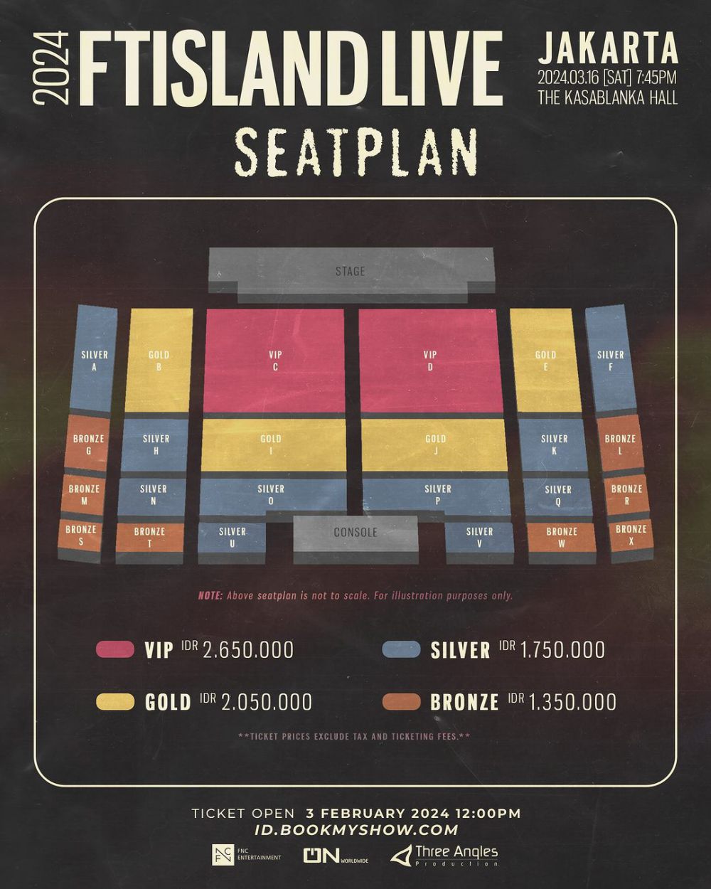 Harga Tiket Konser FTISLAND di Jakarta, Mulai Rp1 Jutaan