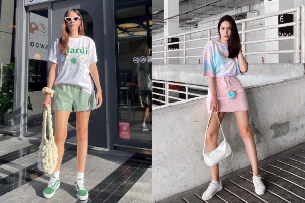 Inspirasi Outfit ke Taman Hiburan Baitoey Punnisa, Cheerful!