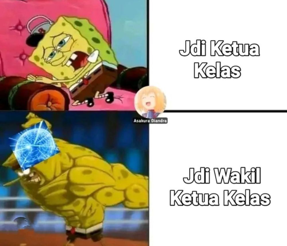 7 Meme SpongeBob Bermental Lemah vs. Kuat