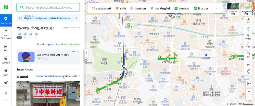Naver map