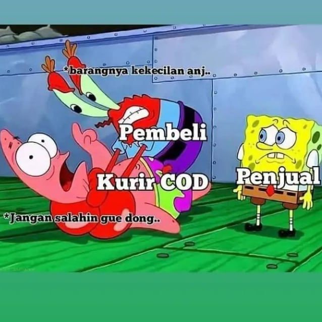 Meme Lucu Kurir Antar Paket