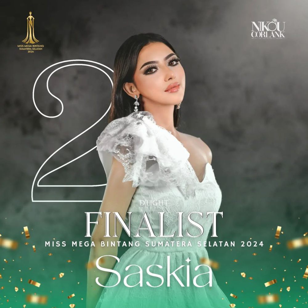 12 Potret Finalis Miss Mega Bintang Sumatra Selatan 2024