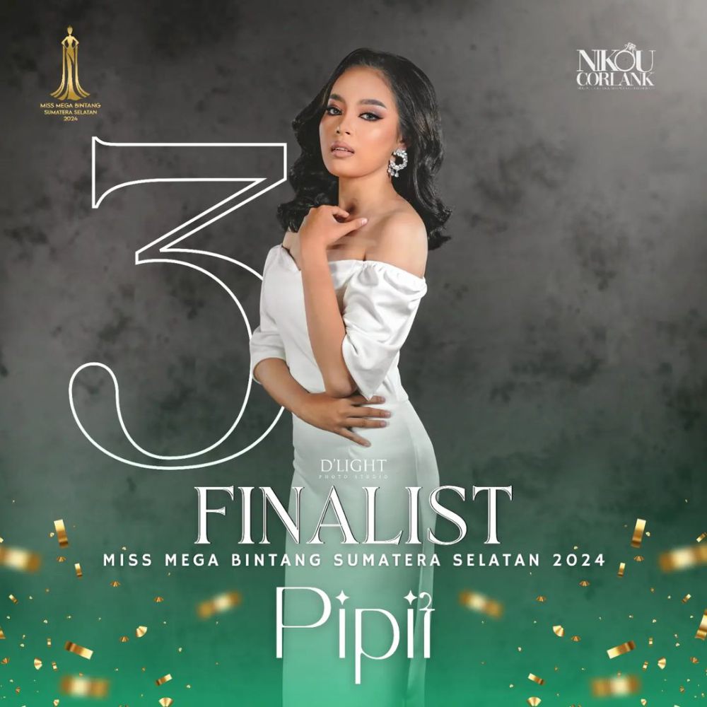 12 Potret Finalis Miss Mega Bintang Sumatra Selatan 2024