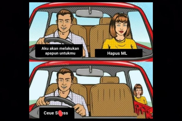 7 Meme Pasangan Diturunin dari Mobil karena Gak Sepaham