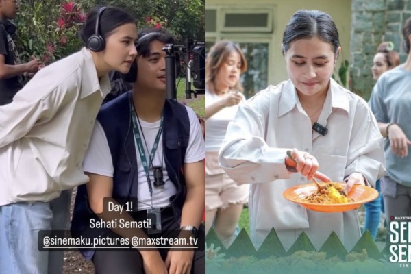 Prilly Latuconsina Pantau Syuting Perdana Sehati Semati